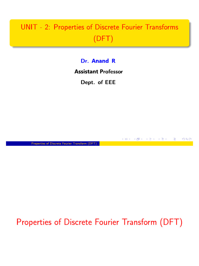 DFT Properties | PDF