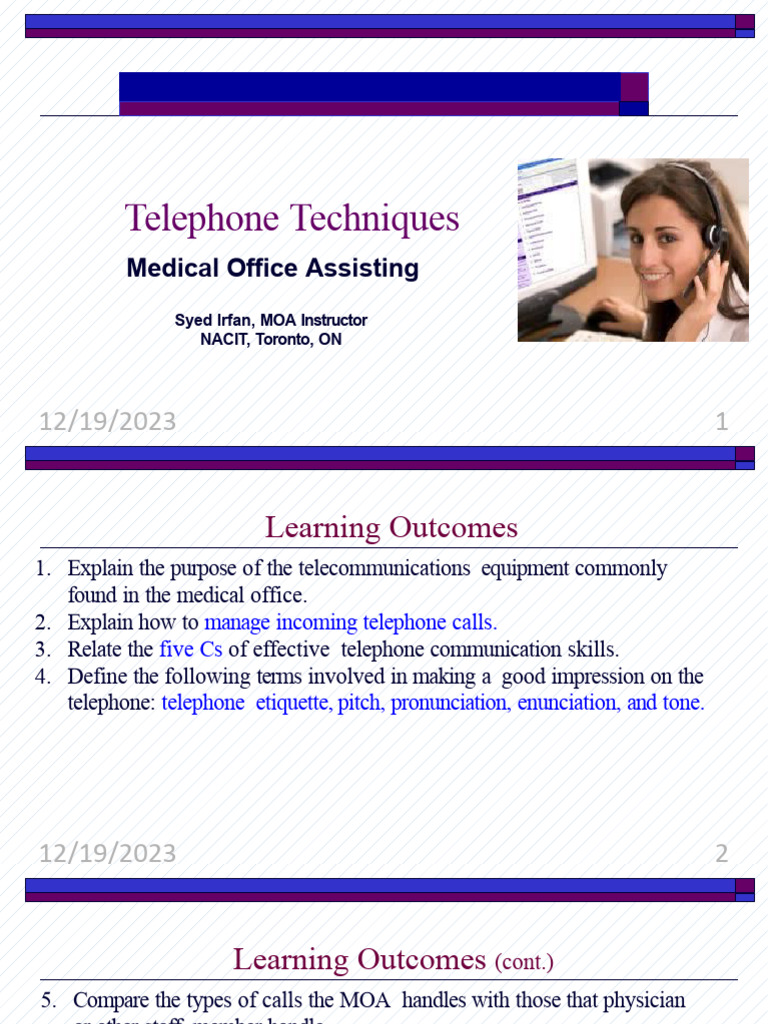 Telephone Skills Part 1 | PDF