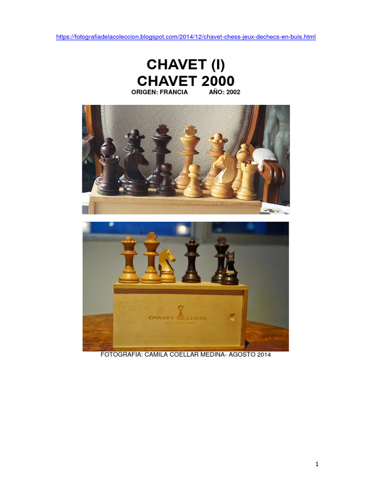 Historia de los Ajedreces Chavet | PDF | Competiciones de ajedrez ...