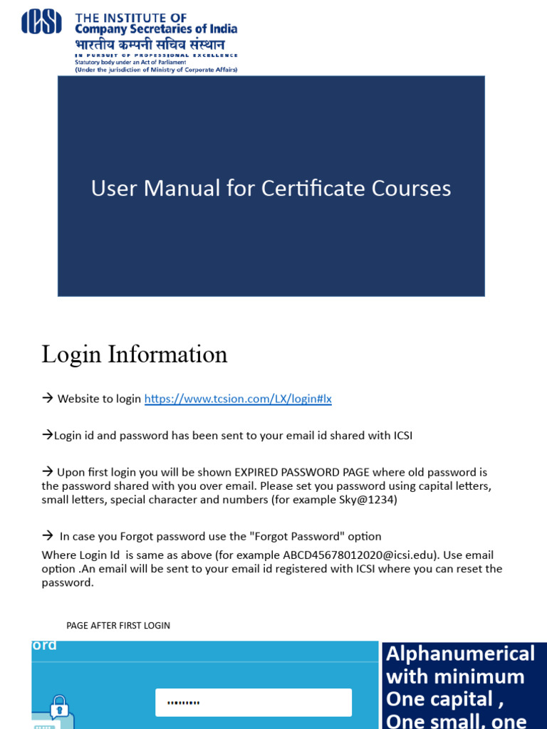 LMS Login Guidance | PDF | Computers