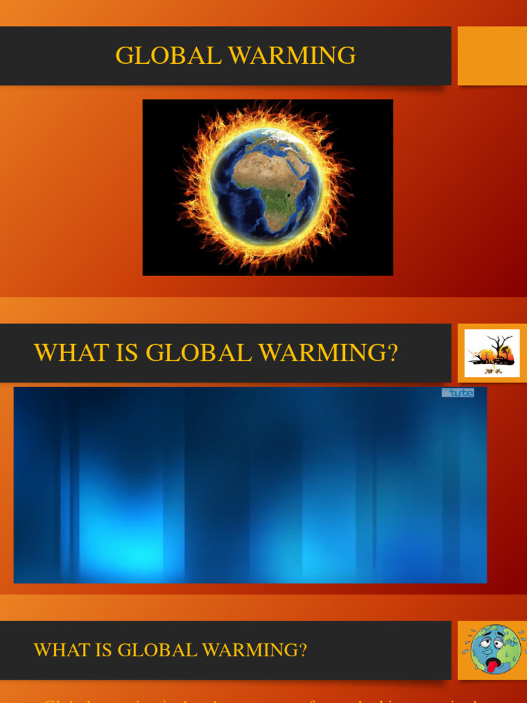 Global Warming PPT 1 | PDF | Climate Change | Greenhouse Gas