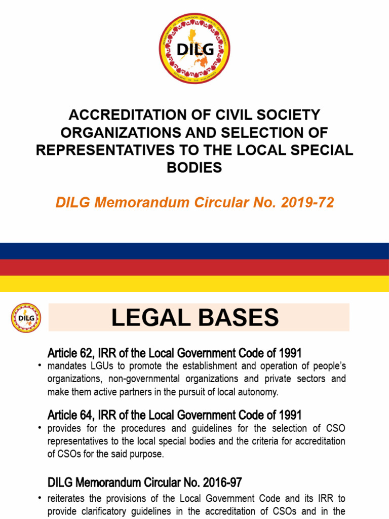 ACCREDITATION OF CSO TO LSBs | PDF | Government | Justice
