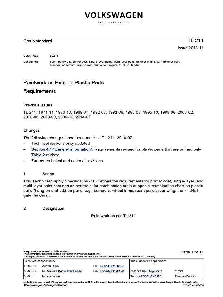 TL 211 en | PDF | Paint | Gasoline