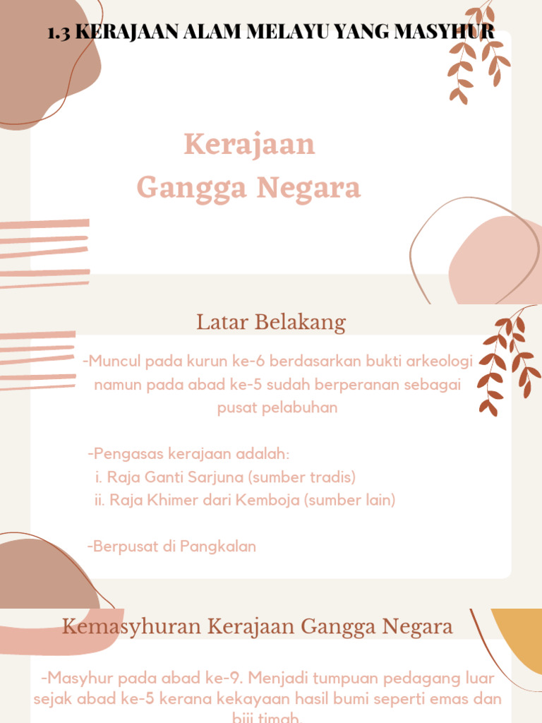 Kerajaan Gangga Negara | PDF