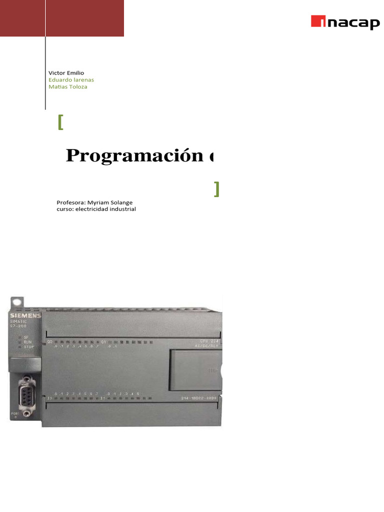 Programación de Controladores e Interfaces de Comunicación (2)-1 | PDF | Controlador lógico ...