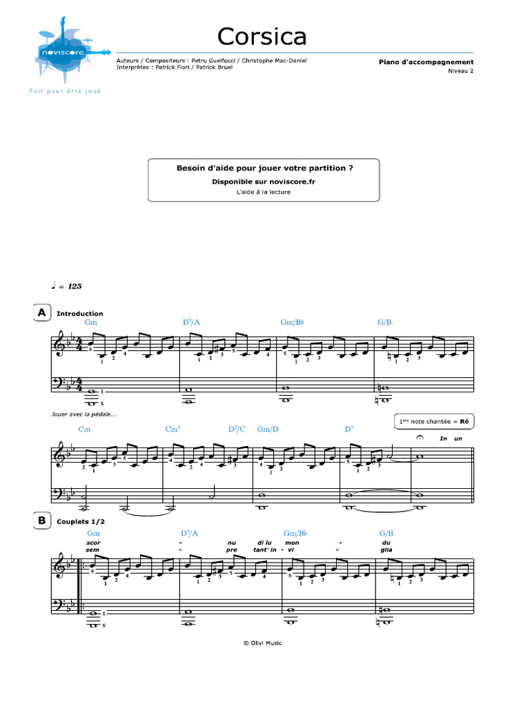 Corsica Petru Guelfucci (Piano) | PDF