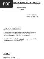 Analysis of "To Build a Fire" | PDF