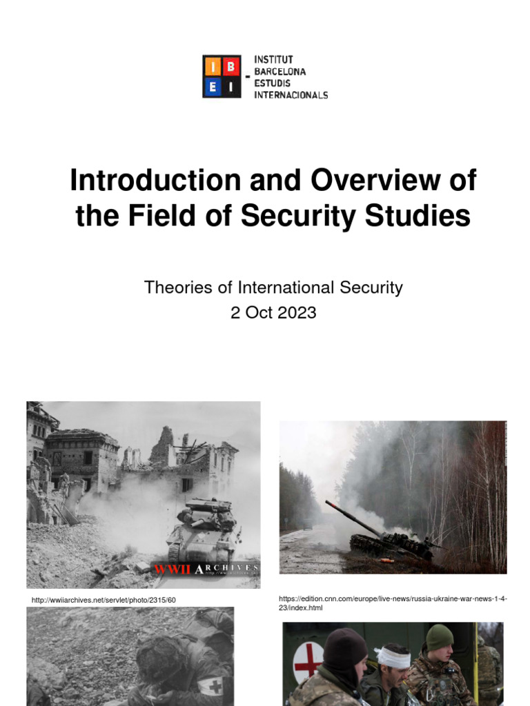 Session 1 - Intro - Security Studies | PDF | Securities | Political Science Session 1 - Intro - Security Studies | PDF | Securities | Political Science