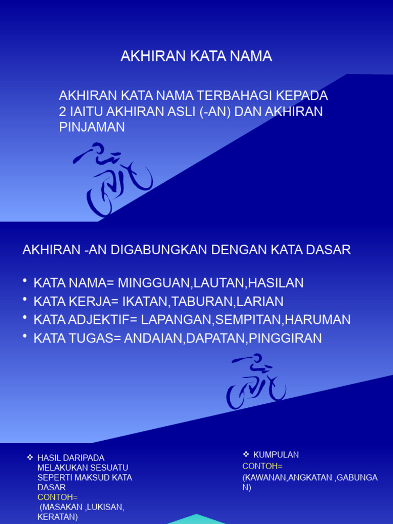 Bahasa Melayu Akhiran Kata Nama Pinjaman | PDF