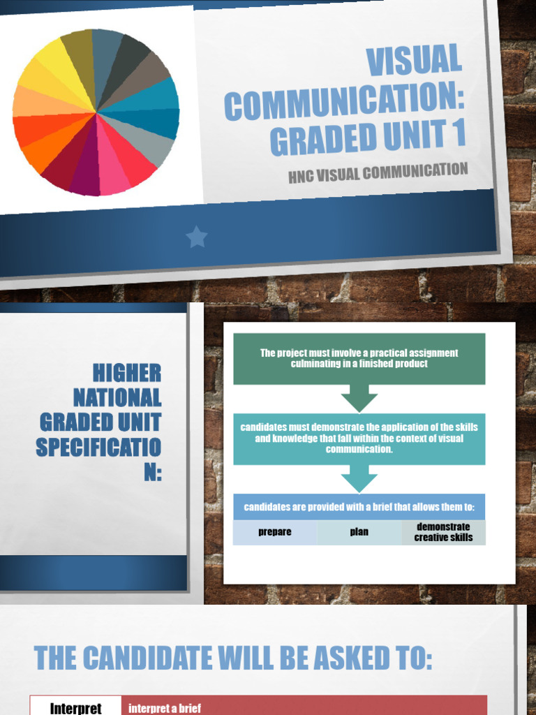 HNC Visual Communication Project Guide | PDF | Human Communication ...