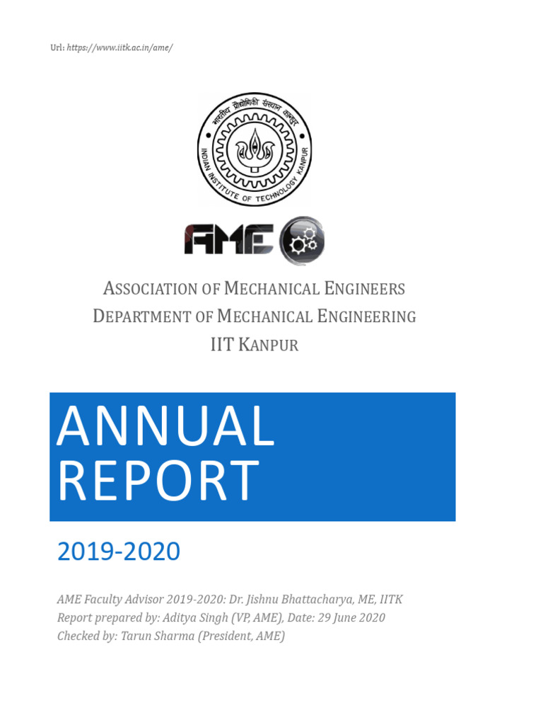 AME Annual Report 2019 2020 | PDF