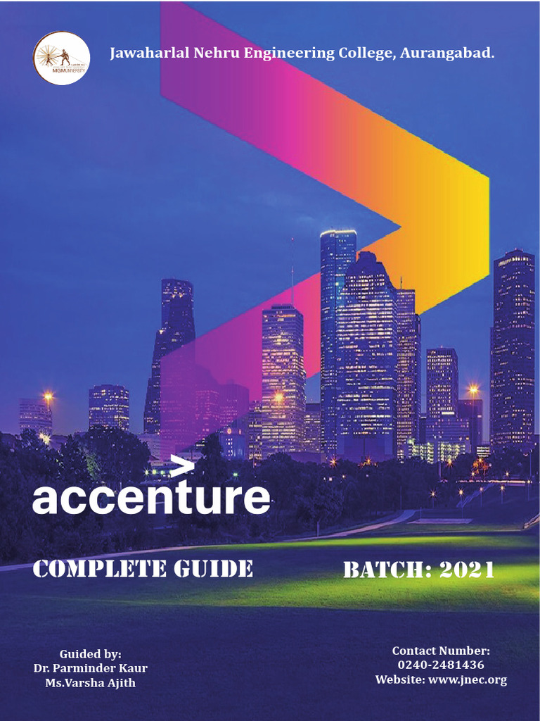 Accenture Booklet | PDF | Recruitment | Osi Model