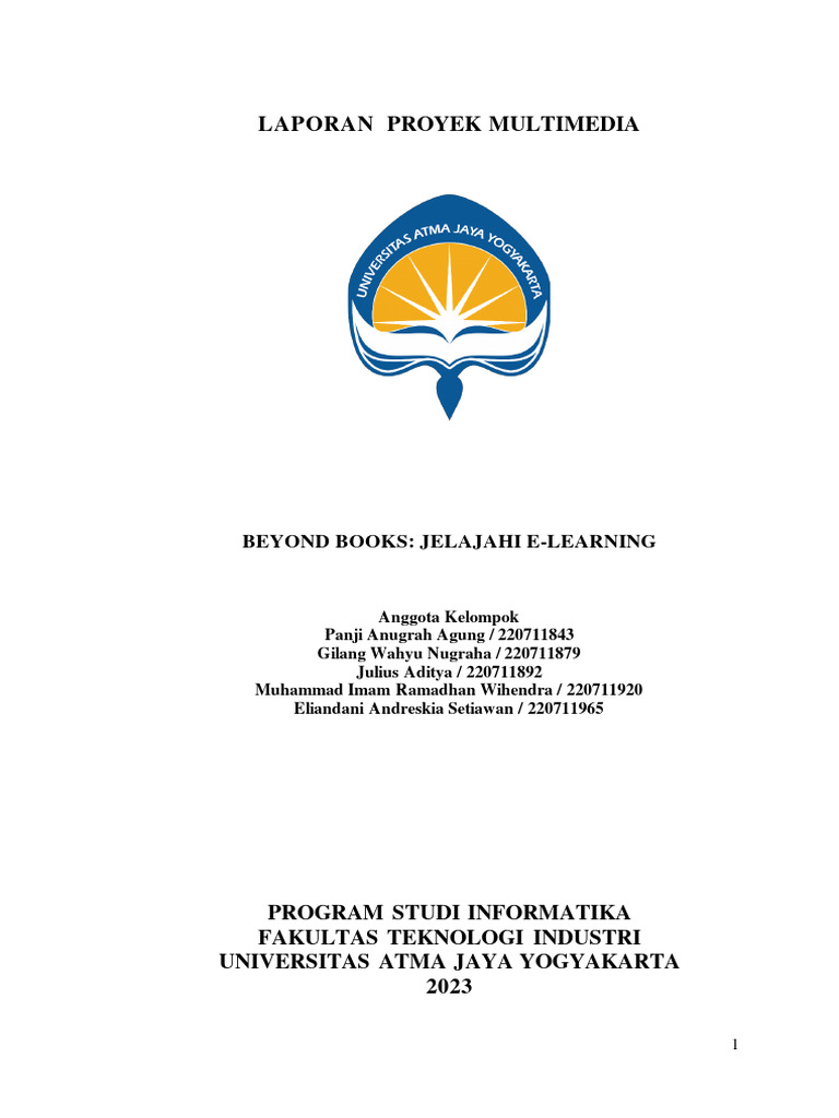 Template Laporan Project | PDF Template Laporan Project | PDF