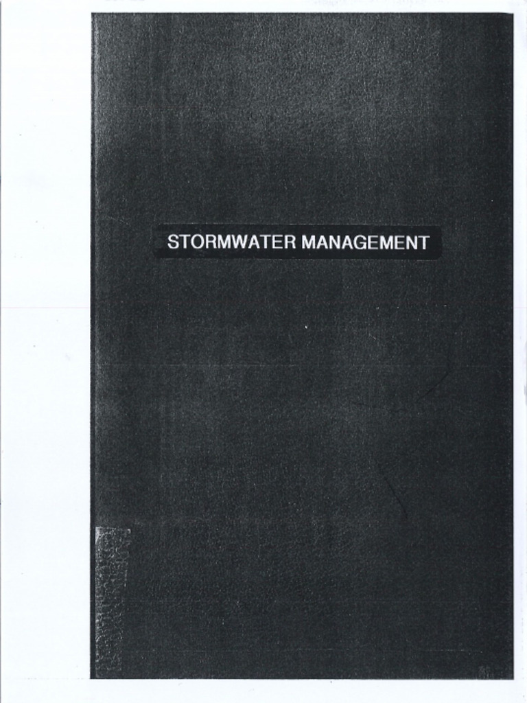 Stromwater Management | PDF