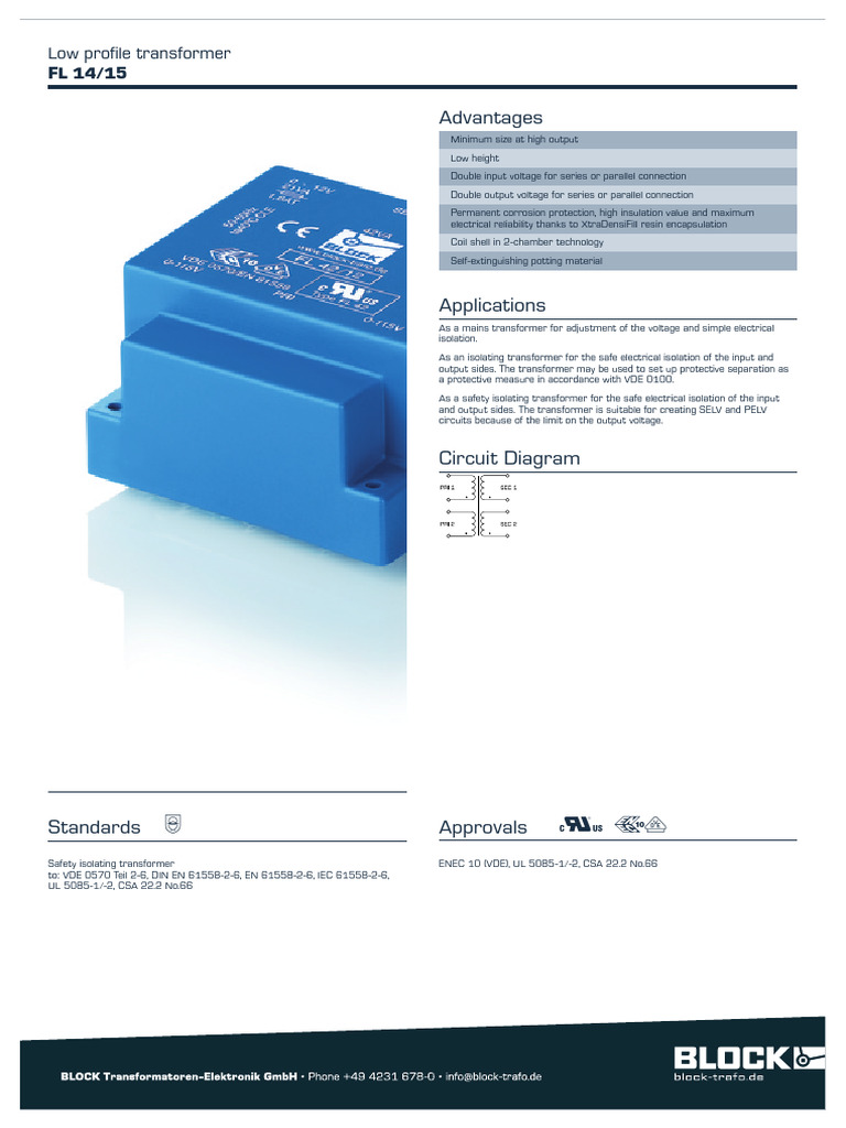 Advantages: Low Profile Transformer | PDF | Transformer | Alternating ...