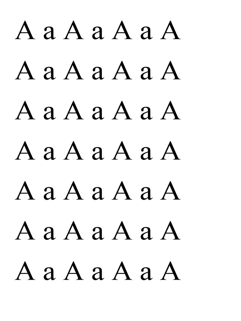 Abecedario Letra Ligada y Punteada | PDF