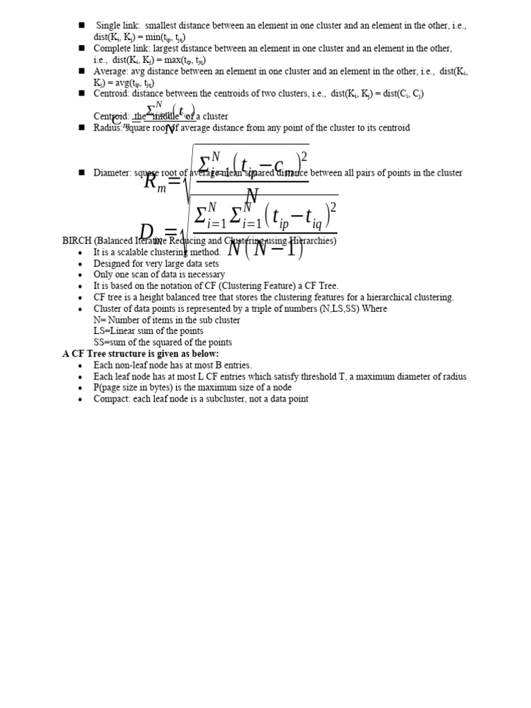 Birch | Download Free PDF | Cluster Analysis | Computer Programming