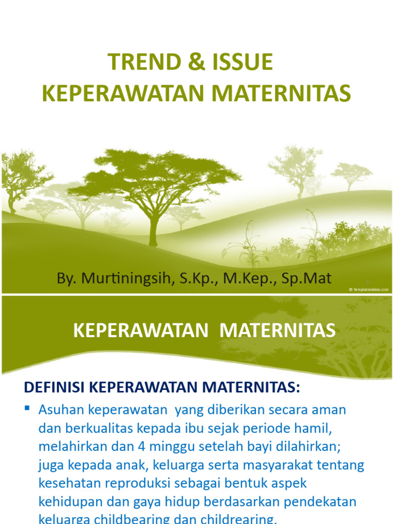 Trends & Issue, Legal Etik & EBP Kep - Mater | PDF
