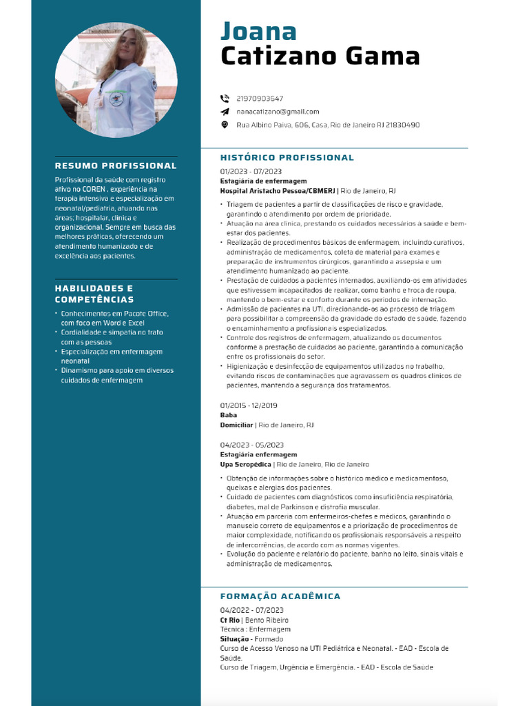 Modelo Curriculo | PDF