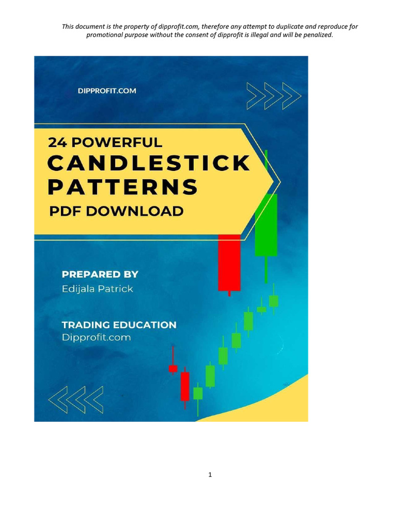 24 Most Powerful Candlestick Patterns PDF Guide | PDF