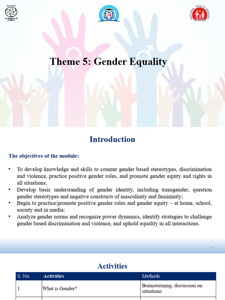 Module 5 - Gender Equality | PDF | Gender Studies | Gender
