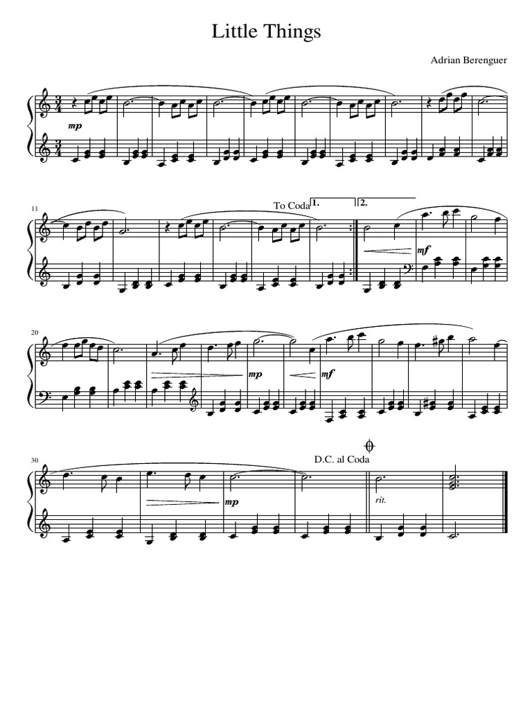 Berenguer. Little Things | PDF