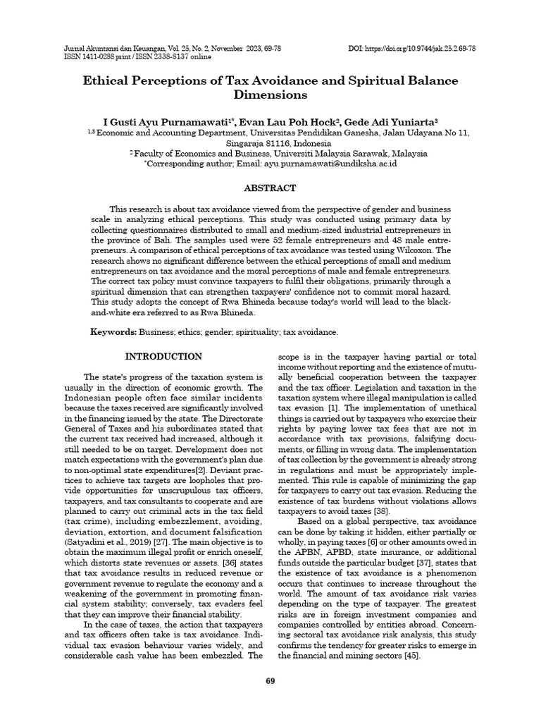 25526-Article Text-45454-1-10-20230829 | PDF | Taxes | Tax Noncompliance