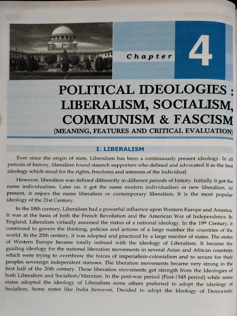 Political Ideologies | PDF