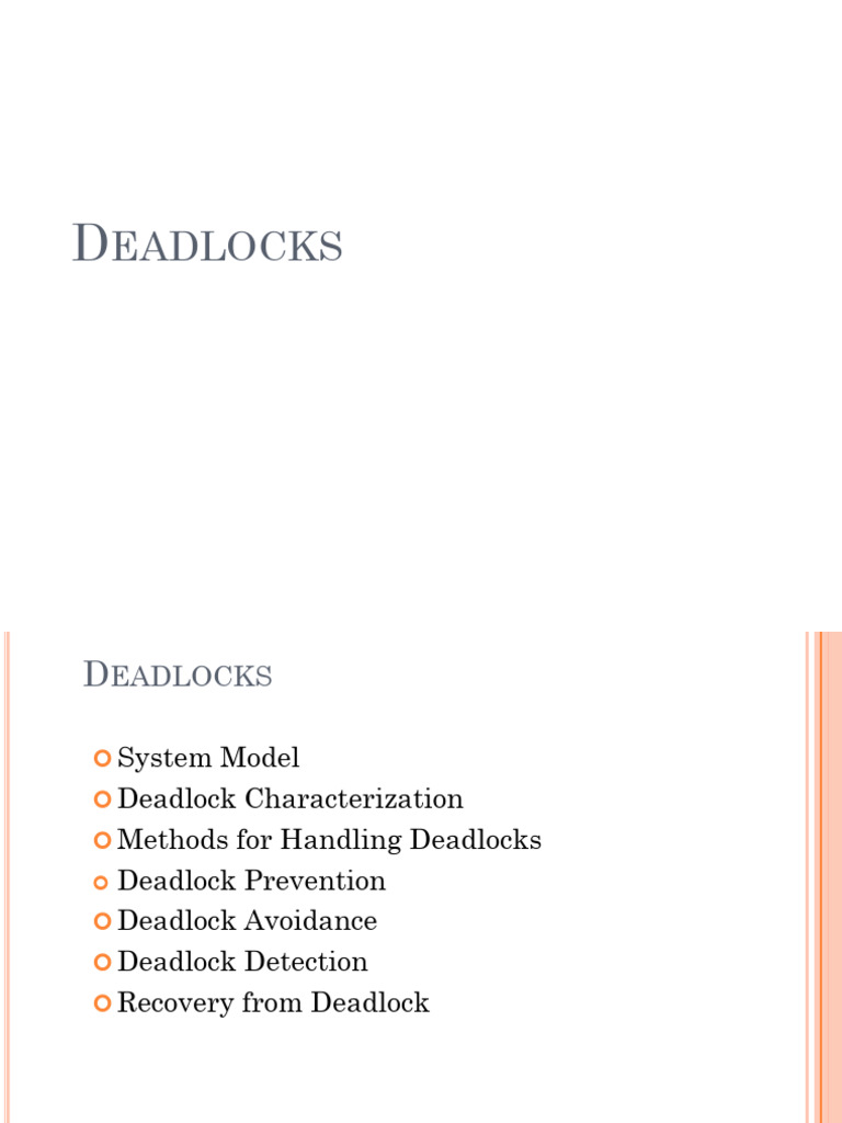 Deadlocks | PDF | Process (Computing) | Computing Deadlocks | PDF | Process (Computing) | Computing