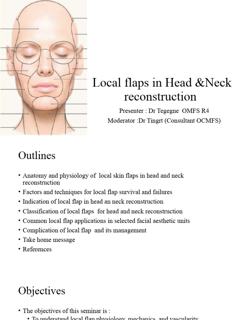 Head & Neck Flap Reconstruction | PDF | Skin | Surgical Suture