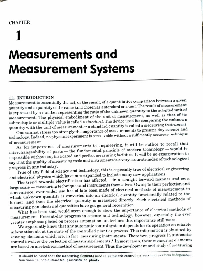 Measurement System Part 1 Pdf Physical Sciences Electricity