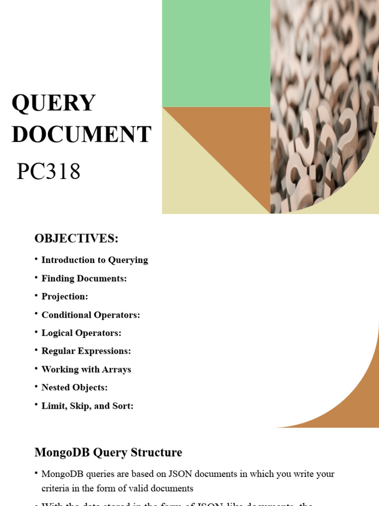 Nosql Query | PDF | Json | Information Retrieval