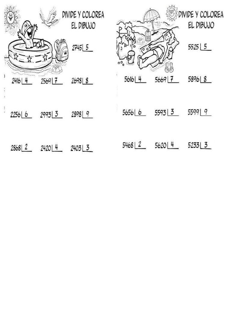 Practica de Divisiones | PDF
