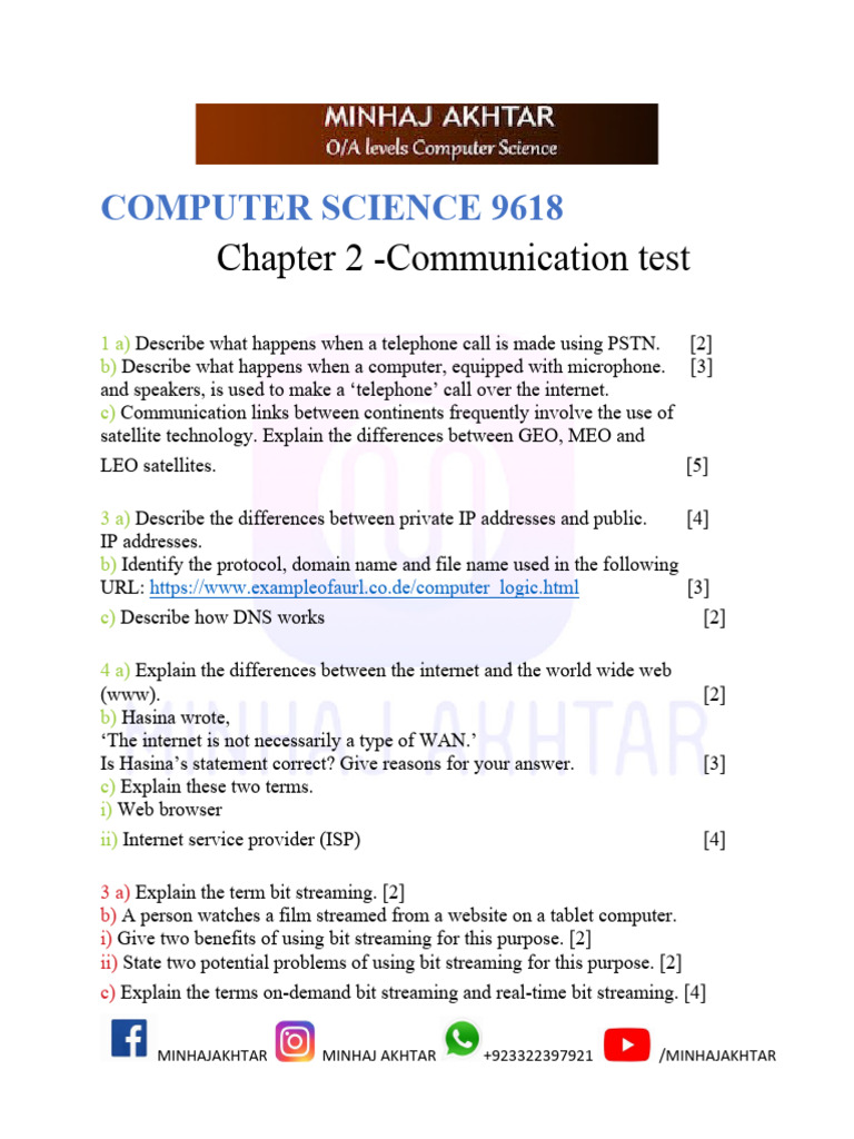 Chapter 2 Test As | PDF