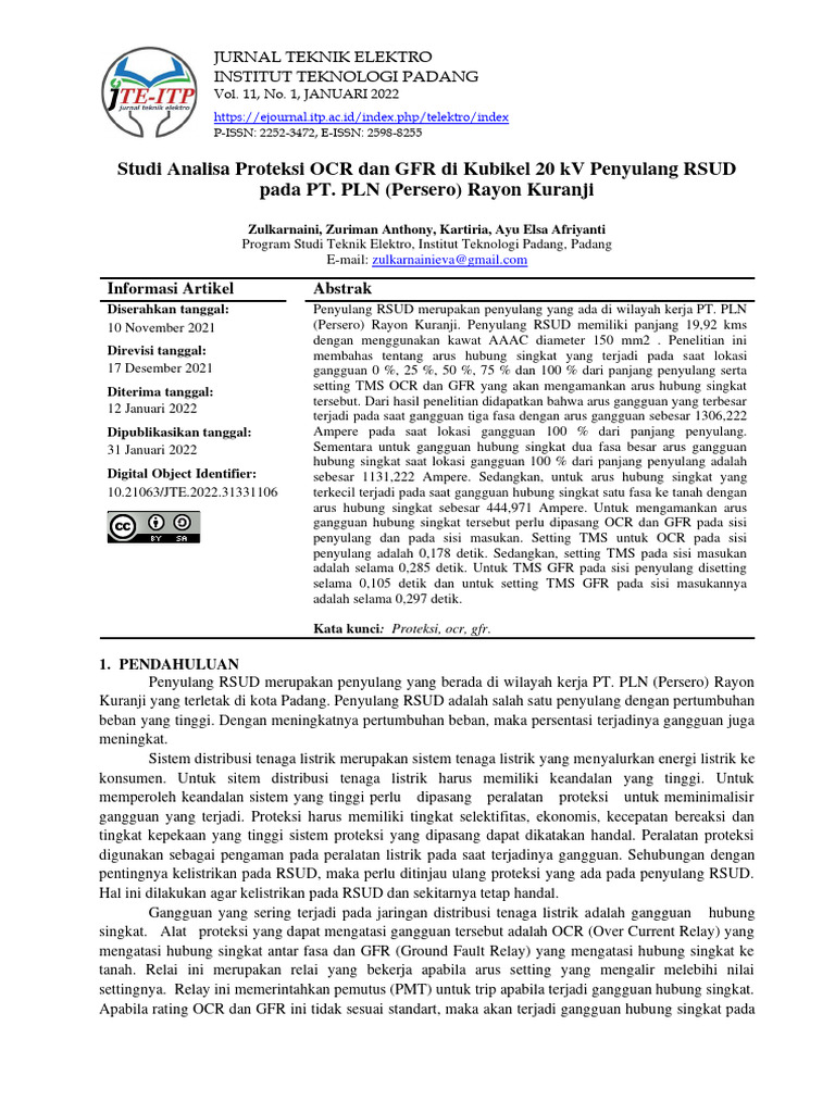 6 +Zulkarnaini+-+Studi+Analisa+Proteksi+OCR+Dan+GFR | PDF