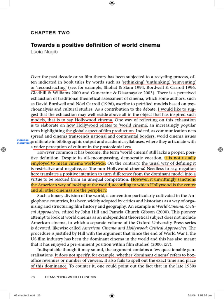 Towards A Positive Definition of World | PDF