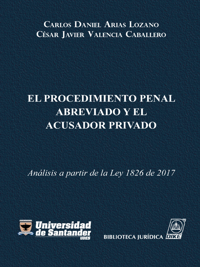 El Procedimiento Penal Abreviado y El Acusador Privado - Análisis-1 | PDF | Derecho
