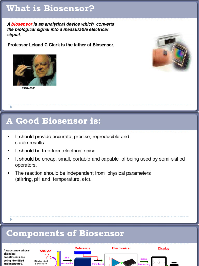 Biosensors - Unit 1 | PDF | Biosensor | Electrocardiography