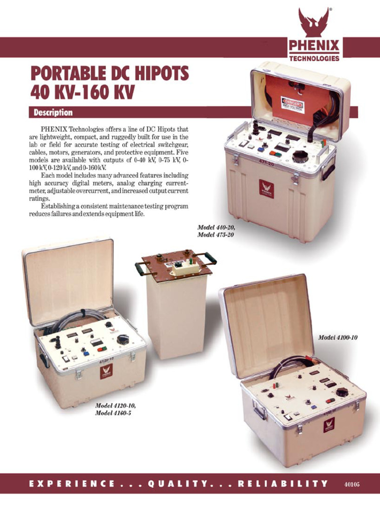 4100 10 - DC - Hipots | PDF