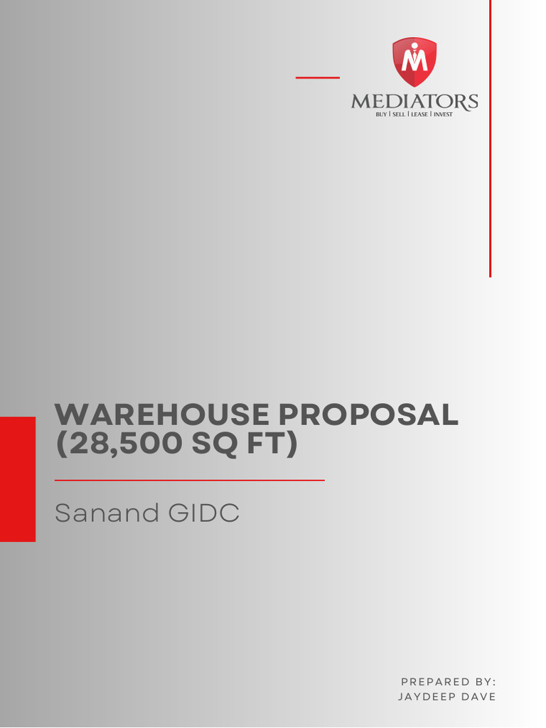 Warehouse Proposal for Sanand GIDC | PDF