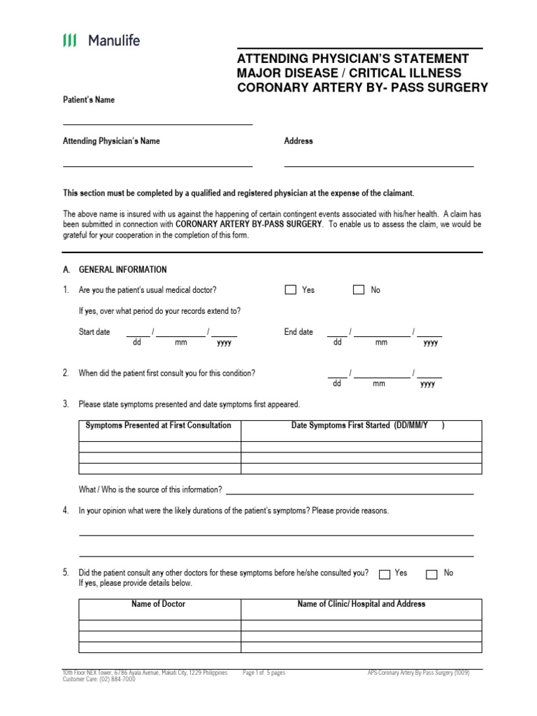 Coronary Artery Bypass Surgery | PDF | Makati | Coronary Artery Bypass ...