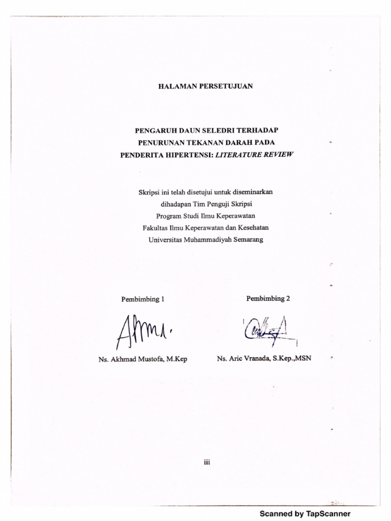 Surat Keterangan TTD Dosen | PDF