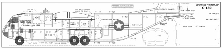 C-130 Fuselage and Templates | PDF