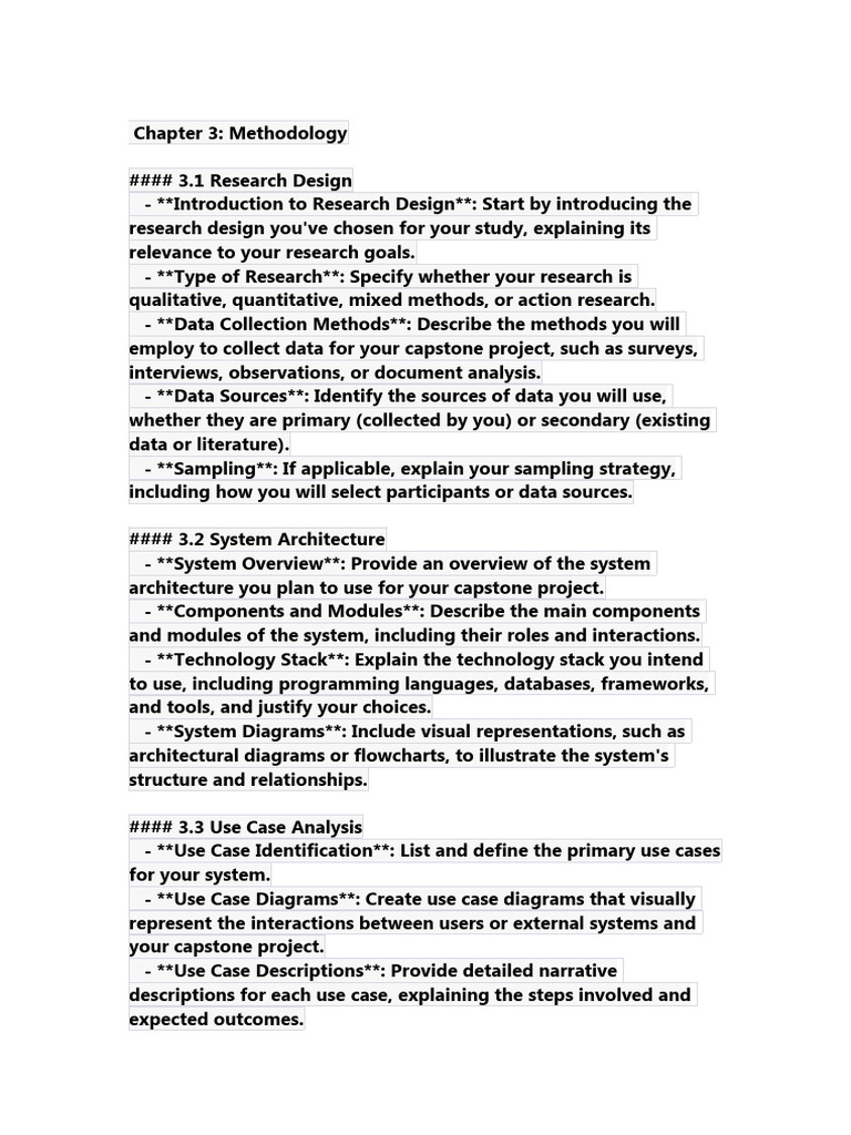 Capstone Project Methodology | PDF | Computers