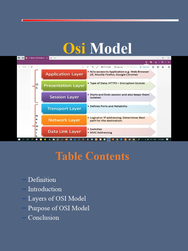 Osi Model | PDF | Osi Model | Computer Network