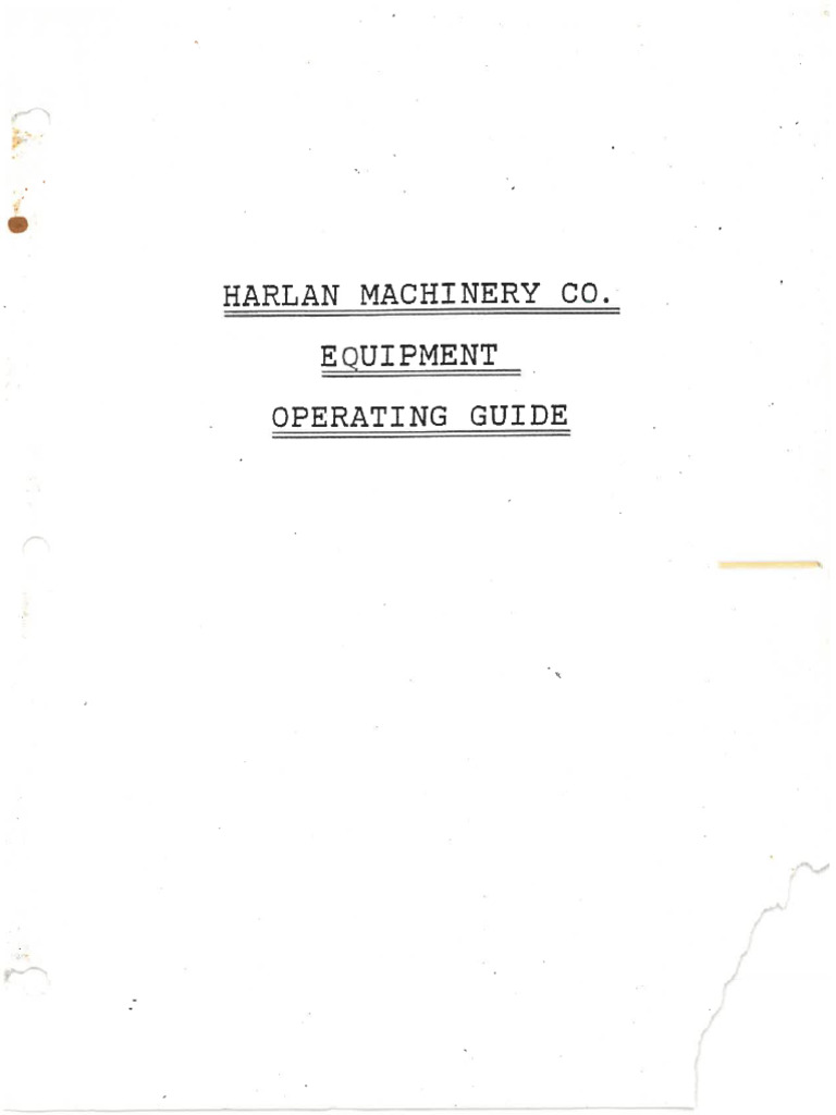 Operating Guide 3 | PDF