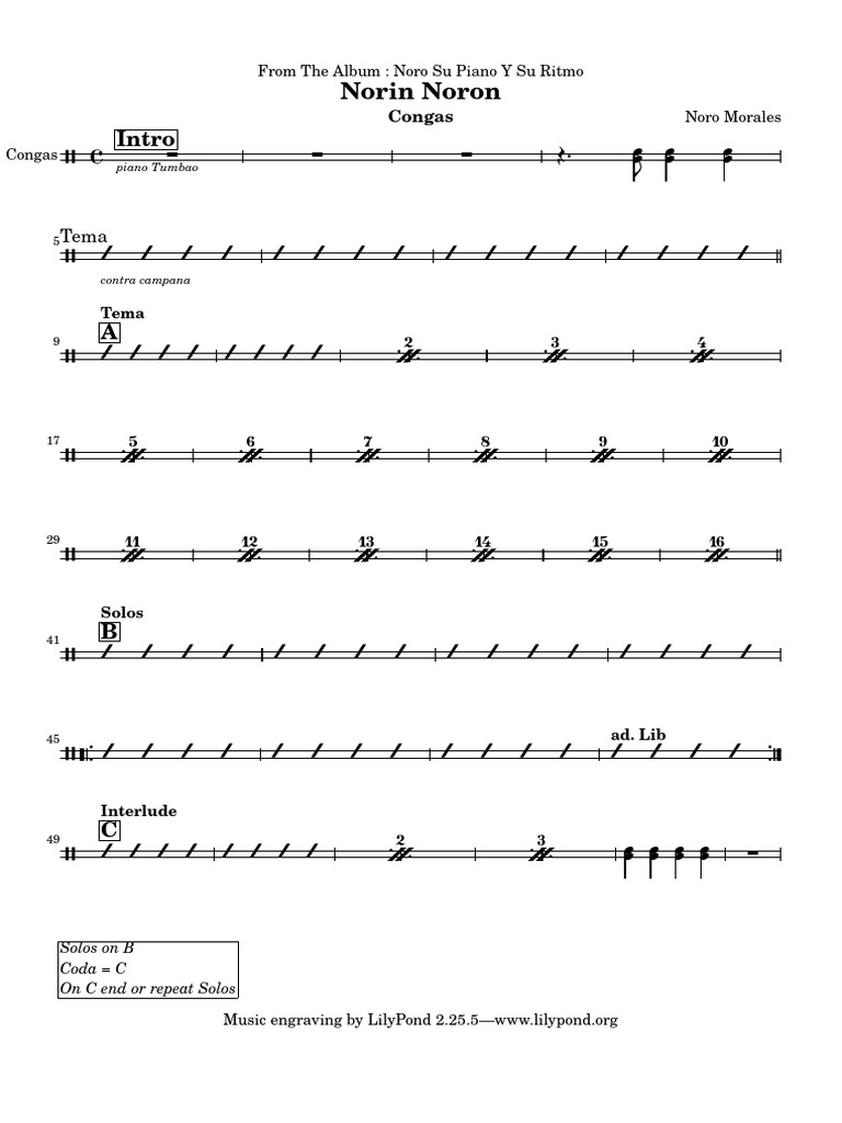 Conga Norin Noron | PDF