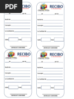 Recibo de Entrega de Cheque Modelo | PDF
