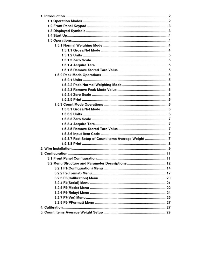 805BS-weighing-indicator-manual | PDF | Parameter (Computer Programming ...