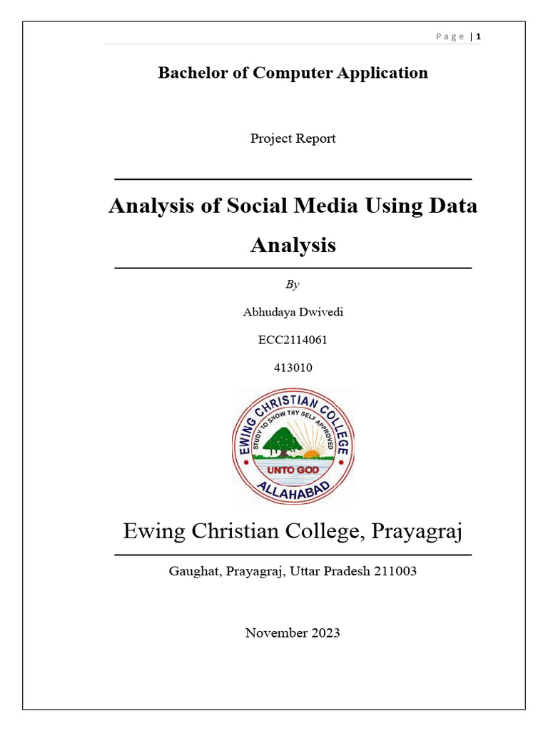 Social Media Data Analysis | PDF | Career & Growth